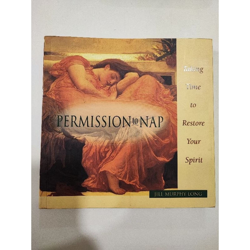 (ENG) Permission To Nap : Taking Time To Restore Your Spirit | Shopee ...