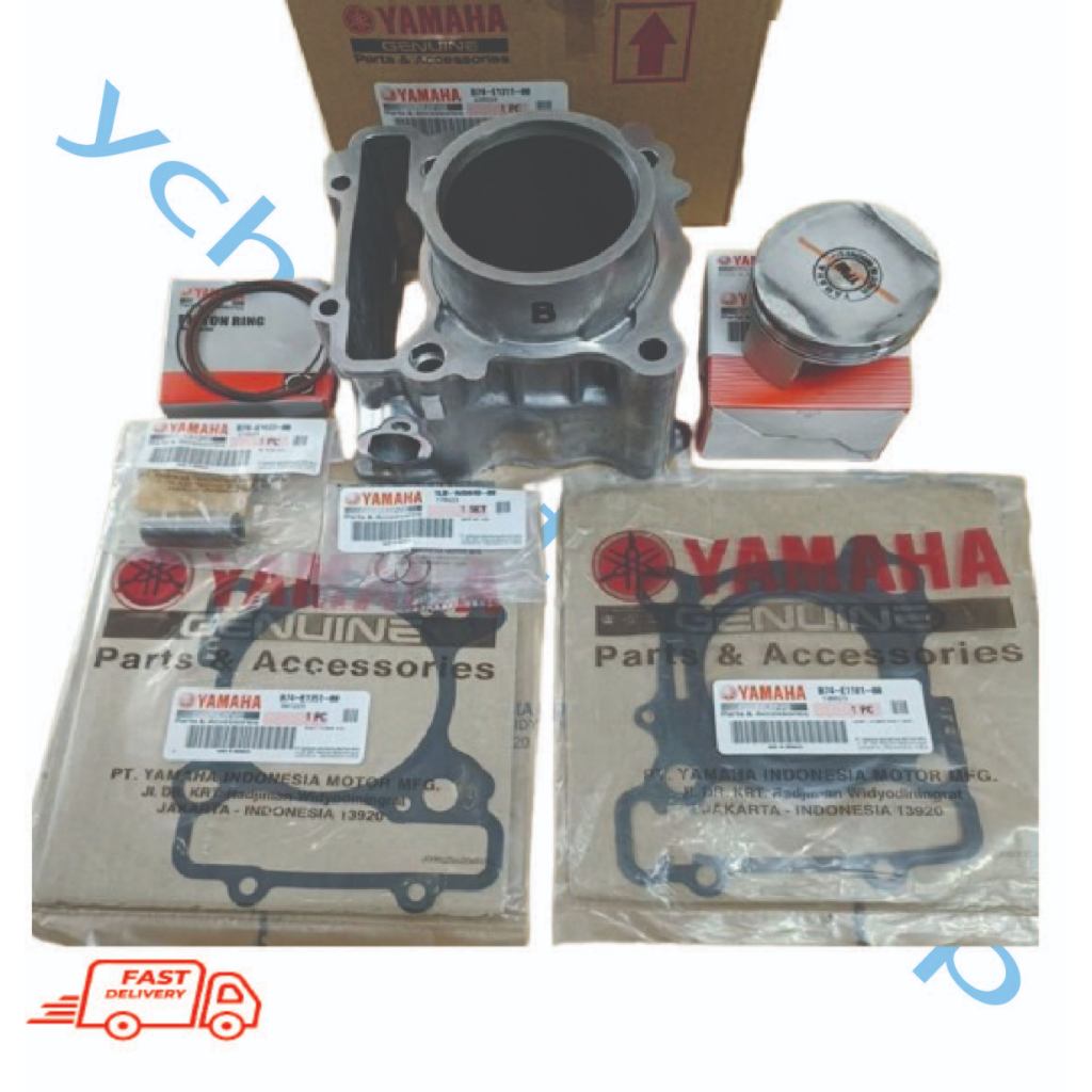 YAMAHA XMAX 250 XMAX300 CYLINDER KIT SET BLOCK SET 100% ORIGINAL SET ...