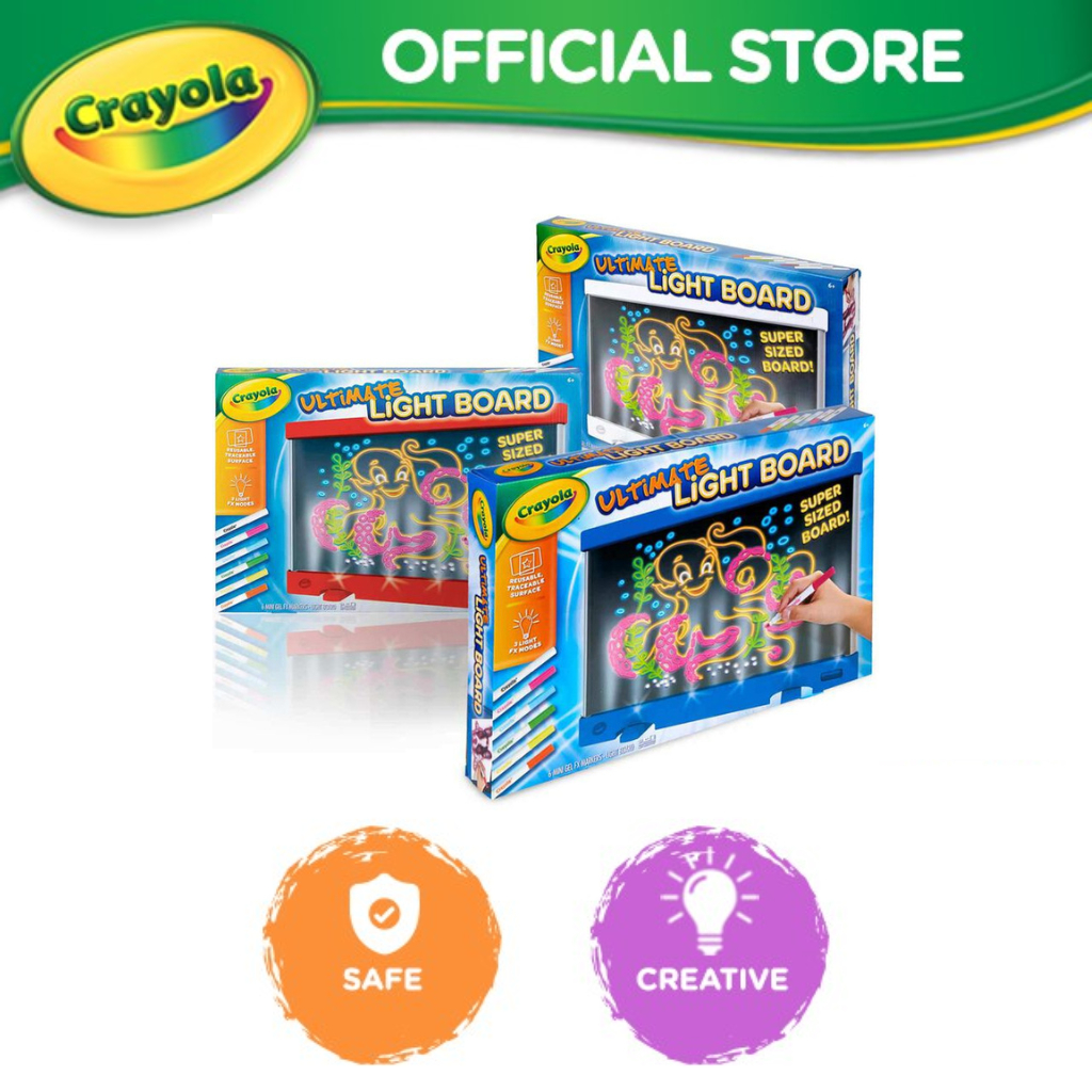 Crayola Ultimate Light Board Drawing Tablet For Ages 6+ | Shopee Malaysia