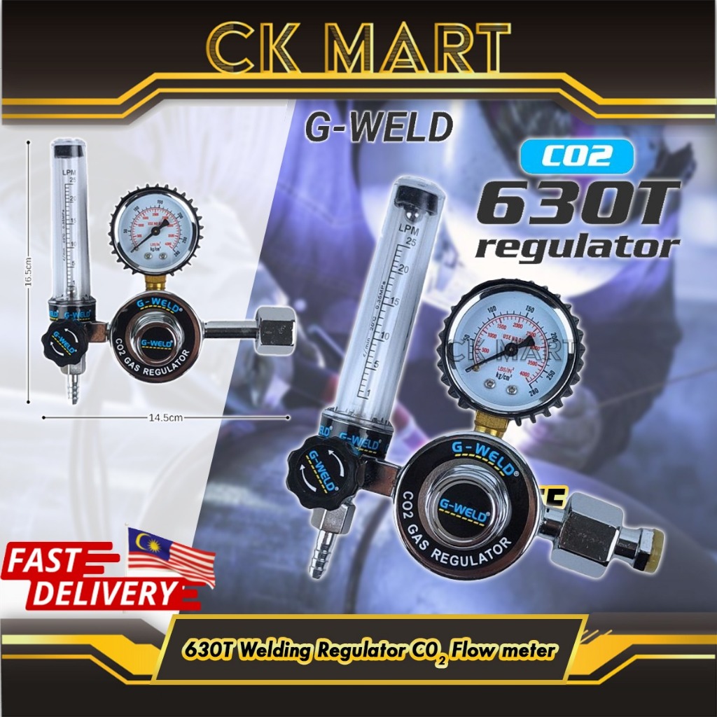 ACO G-WELD COPPER 630T CO2 Gas Mig Flow Meter CO2 Gas Mig Flow Meter ...