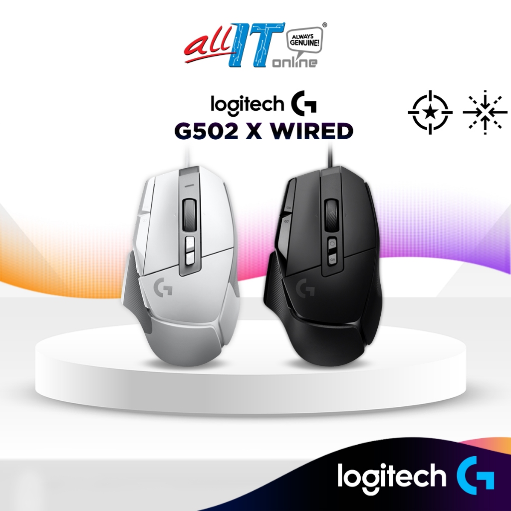 Logitech G502 X Wired Gaming Mouse | LightForce Switches | HERO 25K ...