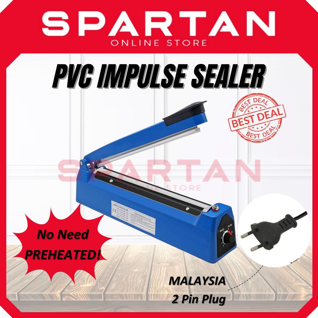 PVC Impulse Sealer Plastic Film Seal Packaging Bungkus Kedap 400mm 熔接器 ...