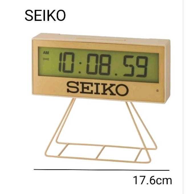 100% ORIGINAL SEIKO Sports Countdown Timer Digital Alarm Clock Light ...