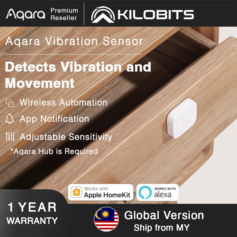 Aqara Vibration Sensor T1 Glass Break Detector for Alarm System and ...