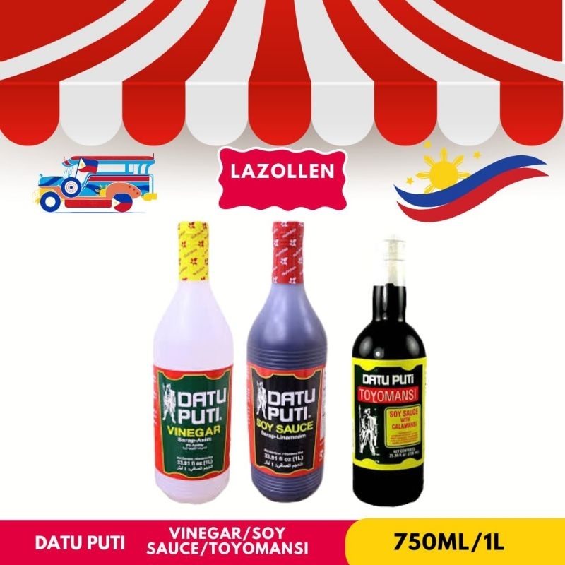 Philippine Products 🇵🇭 Datu Puti Soy Sauce Vinegar Toyomansi Toto Suka ...