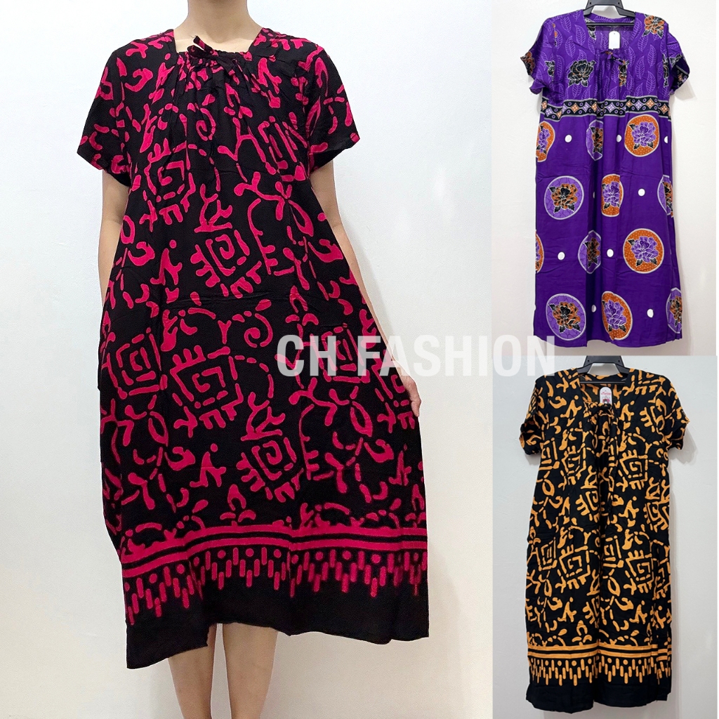 Nighty Batik Dress Baju Tidur Batik Wanita Marissa Brand Indonesia ...