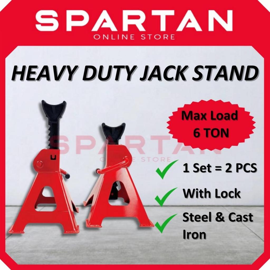 6 Ton Heavy Duty Jack Stand With Safety Lock Car Jack Jack Kereta Jek ...