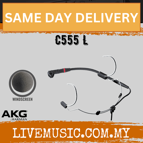 AKG C555 L Headworn Microphone for AKG WMS Wireless (C555L) | Shopee ...