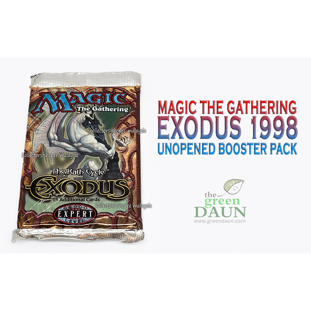 Magic the Gathering EXODUS Booster Pack MTG Unopened Sealed Collectors ...