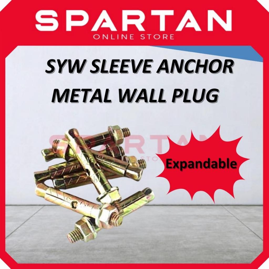 SYW Sleeve Anchor 8MM 10MM 12MM 16MM (1 PCS) Iron Metal Wall Plug Screw ...