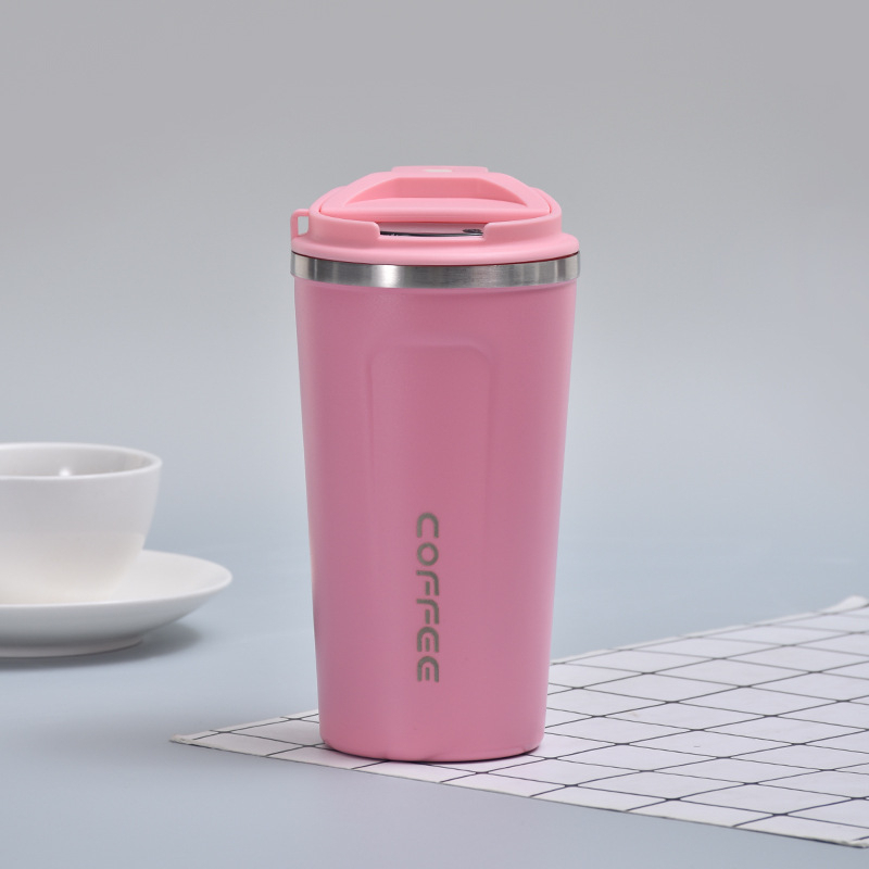 Portable Digital Coffee Mug Stainless Steel 510ML Travel Tumbler ...