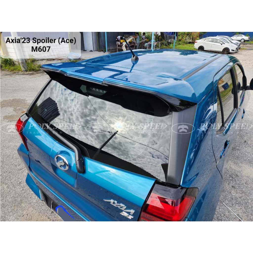 Perodua Axia 2023 ACE Spoiler Fiber With Paint | Shopee Malaysia
