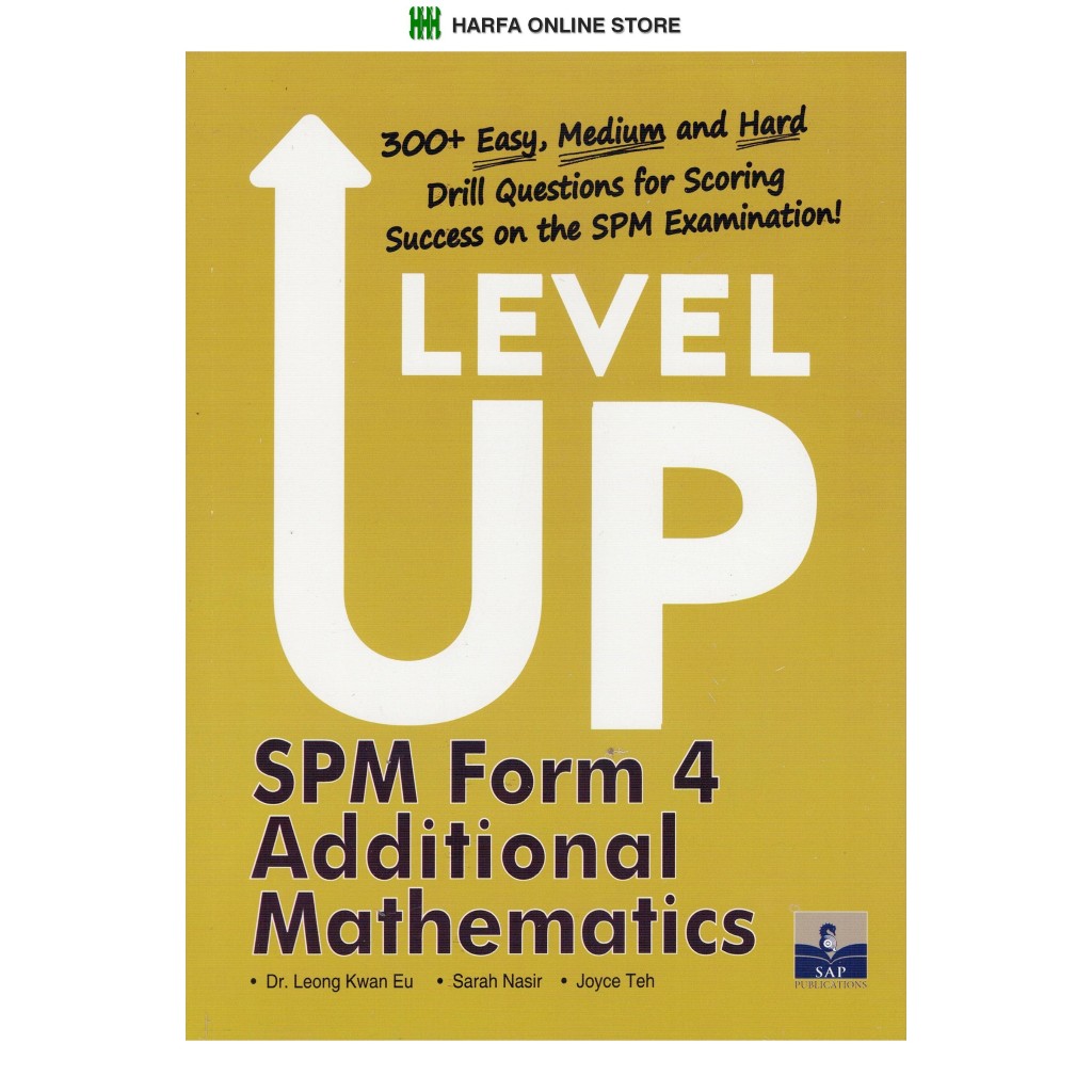 BUKU RUJUKAN : LEVEL UP SPM FORM 4 ADDITIONAL MATHEMATICS | Shopee Malaysia
