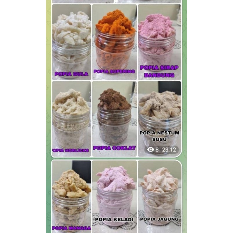 POPIA VIRAL CRUNCHY SEDAP 400G DURIAN,SUPERING,SUSU ANEKA FLAVOUR ...