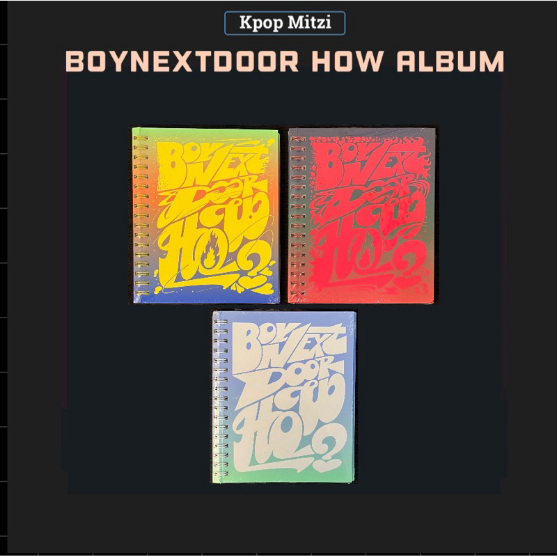 BOYNEXTDOOR HOW ALBUM & WHY ALBUM LETTER VER | Shopee Malaysia