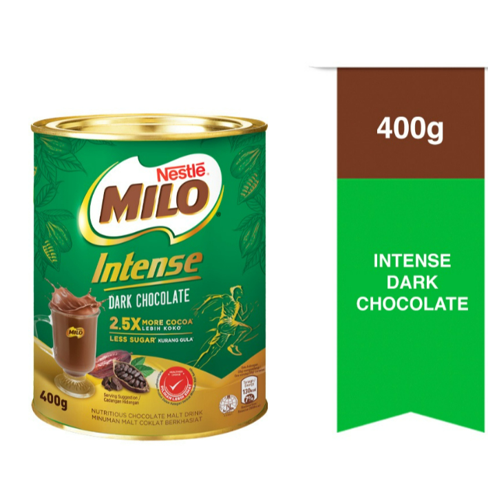 MILO Intense Dark Chocolate Tin (400g) | Shopee Malaysia