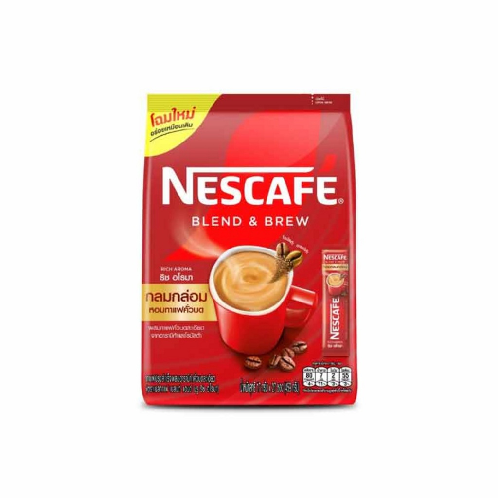 Nescafe 3in1 Blend & Brew Rich Aroma 459 grams (17 grams x 27 sachets ...