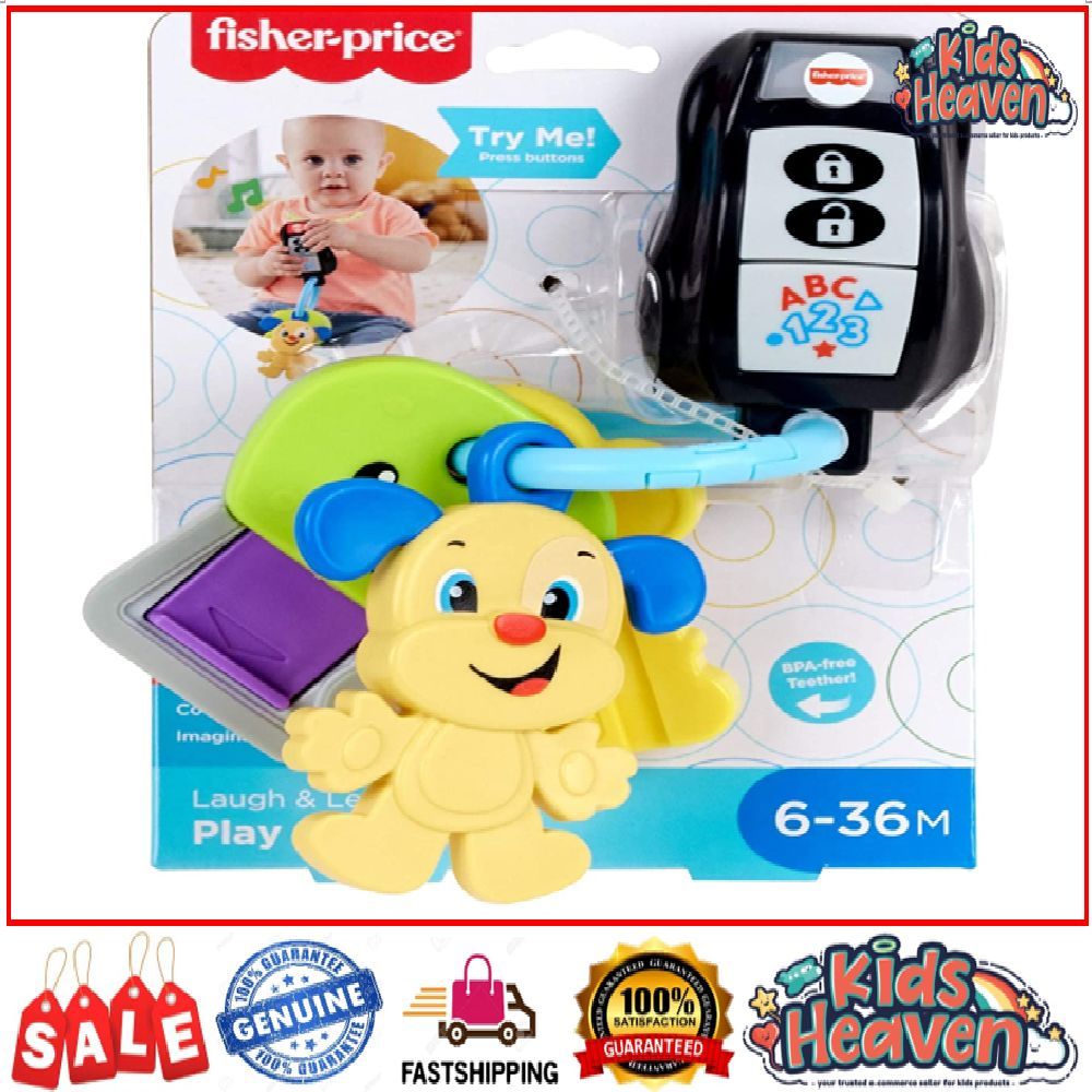 Fisher-Price Laugh & Learn Play & Go Keys (100.0% Original) | Shopee ...