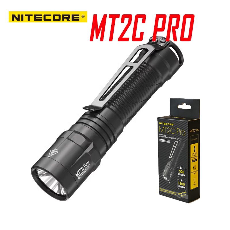 NITECORE MT2C PRO Torch Light Flashlight 430 Meter 1800 Lumen Lampu ...