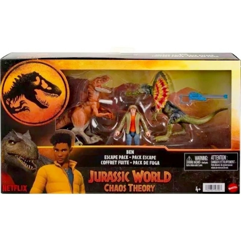 JURASSIC WORLD CHAOS THEORY Ben Escape Pack Includes Atrociraptor ...