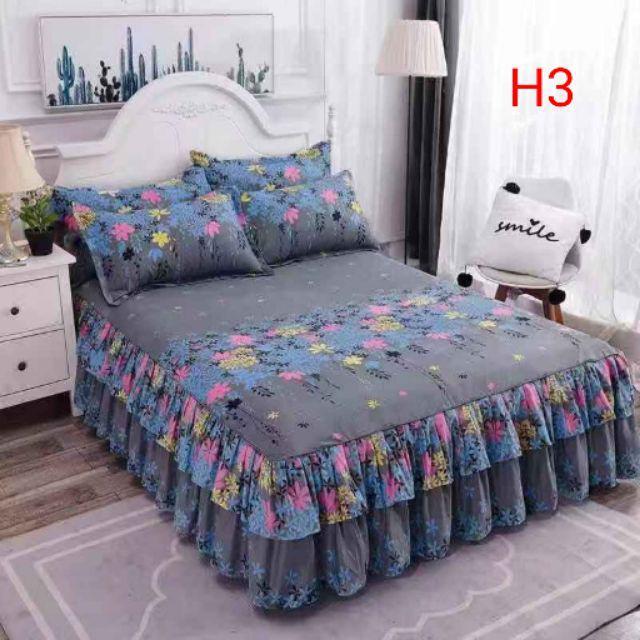 🔥CLEAR STOCK🔥3 IN 1 SET QUEEN SIZE ROPOL CADAR BEDSHEET | Shopee Malaysia