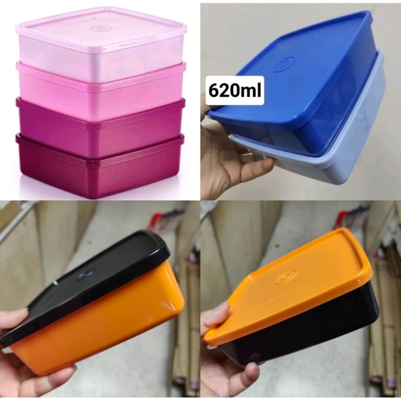 💖💖 Tupperware Large Square Away (1/2pcs) 620ml | Shopee Malaysia