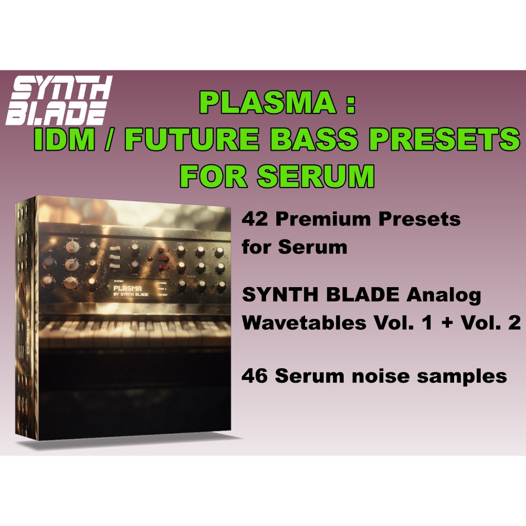 Plasma EDM / Future House Presets for Serum Pack by Synth Blade with 42 ...