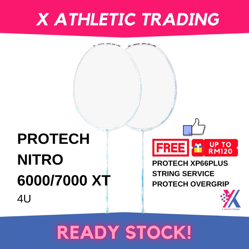 PROTECH NITRO 6000 XT/NITRO 7000 XT BADMINTON RACKET | Shopee Malaysia