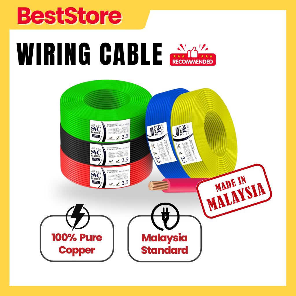 PVC Insulated Cable Auto Control Wayer Elektrik Wire Kabel 100% PURE ...