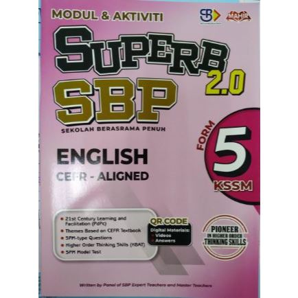 Modul & aktiviti supere sbp english form 5 - mahir | Shopee Malaysia