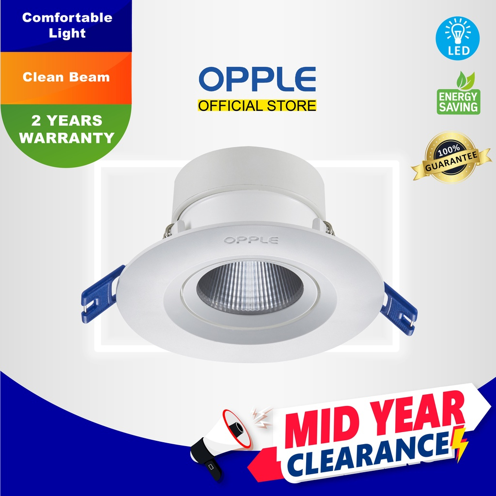 OPPLE LED ECOMAX US SPOT Eyeball Spotlight US R70 4W/6W CCT3000K/4000K ...