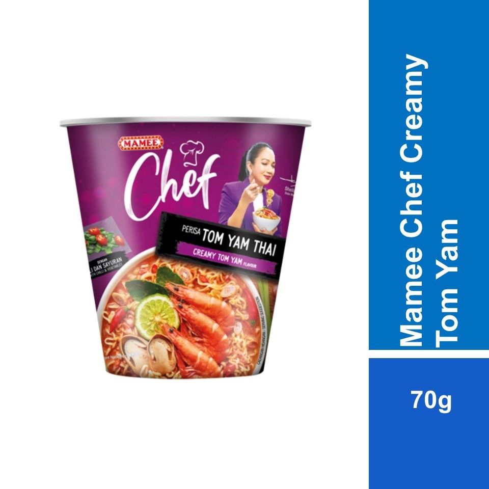 Mamee Chef Cup Creamy Tom Yam 70g | Shopee Malaysia