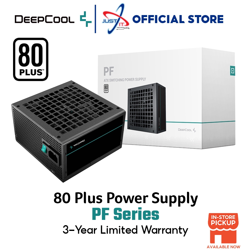 DEEPCOOL PF SERIES 450W / 550W / 650W 80 PLUS STANDARD POWER SUPPLY PSU ...