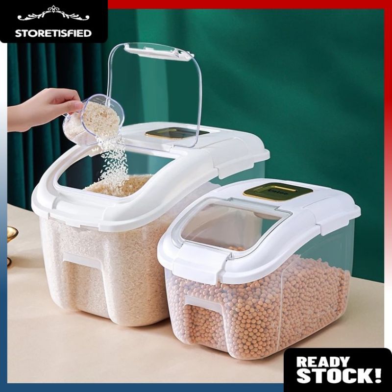 BEKAS BERAS 10 KG | Bekas Simpan Bijirin | Bekas Kekacang | Bekas Beras ...