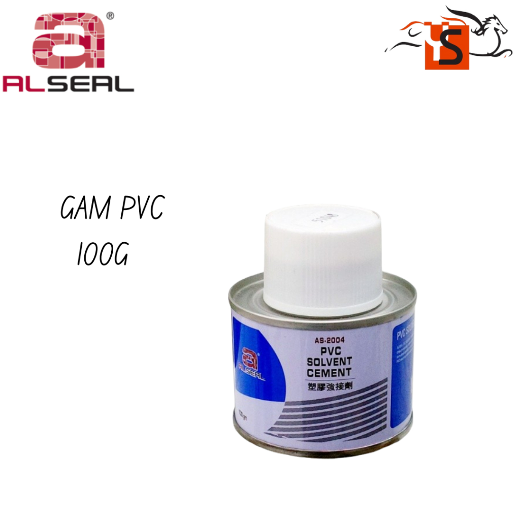 PVC GLUE 100GM ALSEAL /PAIP GAM /SOLVENT CEMENT (READY STOCK) | Shopee ...