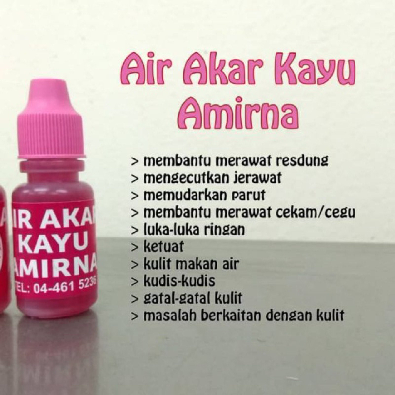 AIR AKAR KAYU AMIRNA 💯‼️ ORIGINAL HQ | Shopee Malaysia