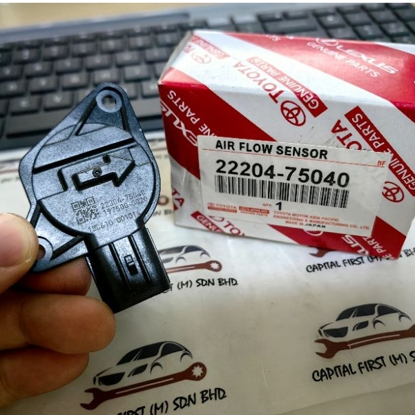 22204-30030 / 75040 Mass Air Flow Meter Sensor MAF For Toyota Yaris ...