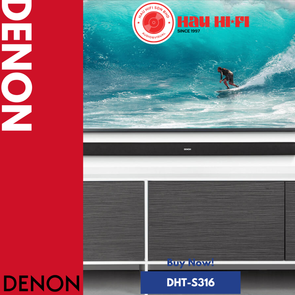 Denon DHT-S316 Soundbar With Wireless Subwoofer | Shopee Malaysia