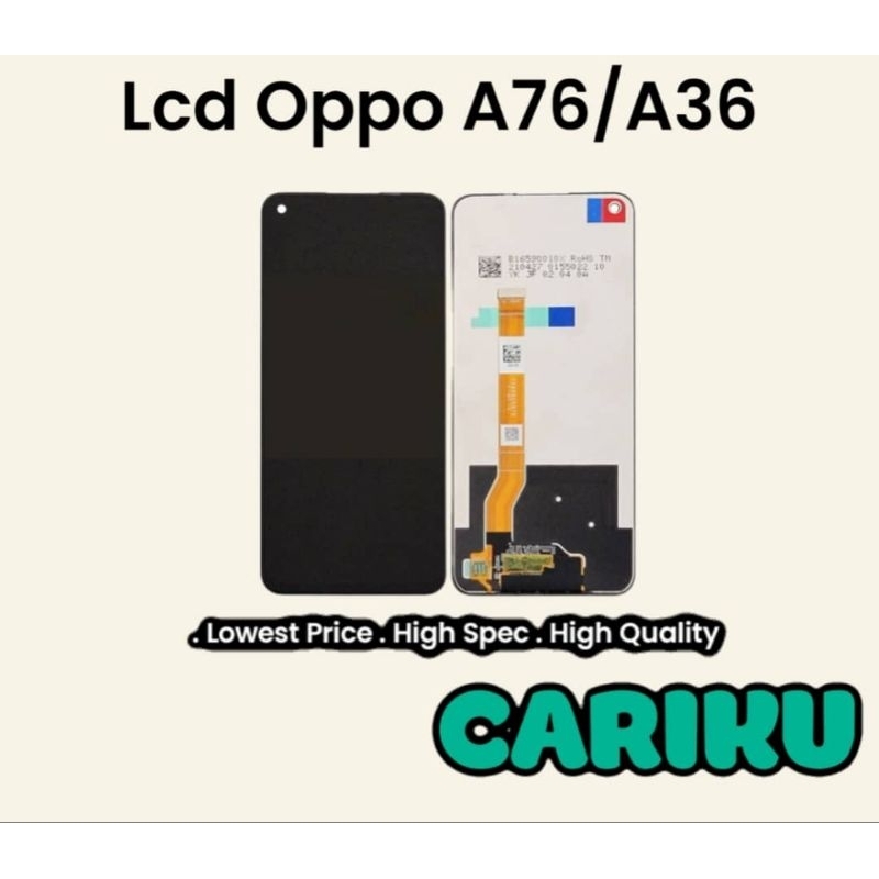 OPPO A76/A36 LCD TOUCH SCREEN REPLACEMENT CARIKU!! | Shopee Malaysia