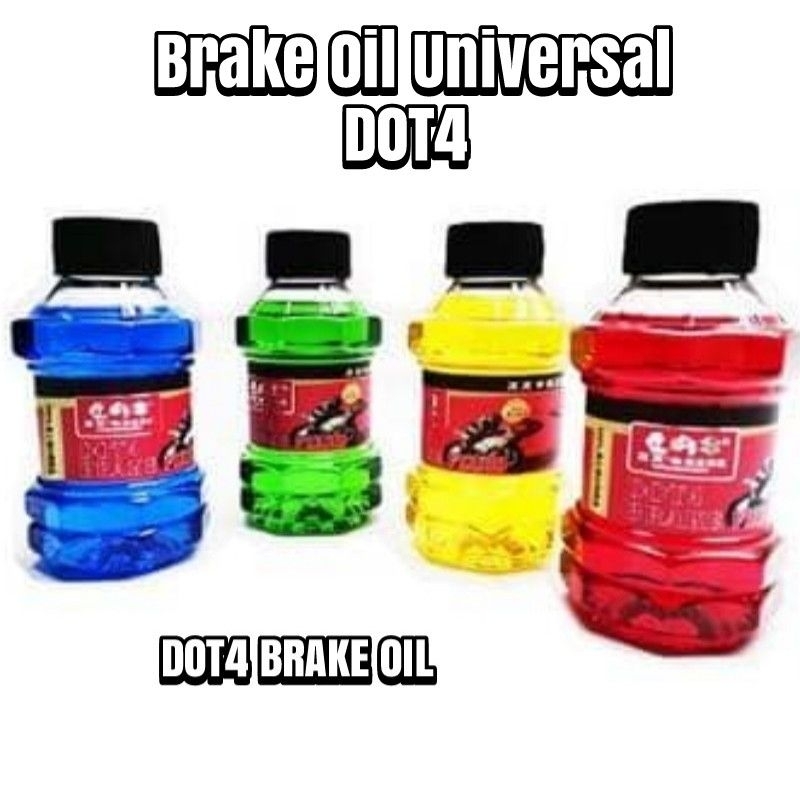 BRAKE OIL BRAKE FLUID UNIVERSAL COLOR DO4 DOT3 HIGH QUALITY | Shopee ...