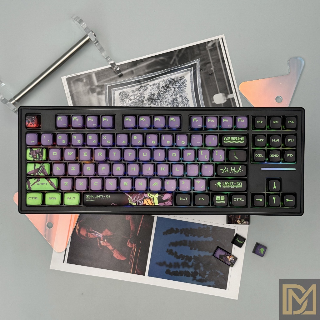 [LOCAL STOCK] Mecha 01 Keycap PBT MDA Profile Dye Sub Keycaps 122pcs ...