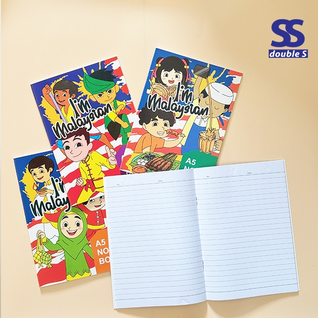 A6 A5 NOTEBOOK I'm Malaysian Notebook | Shopee Malaysia
