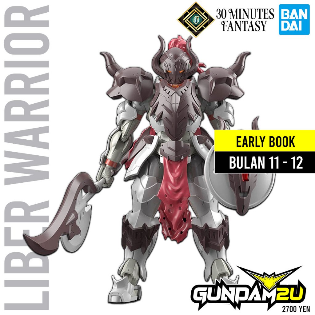 G2UEB BANDAI 30MF Liber Warrior Body + Armor Full Set - 30 Minutes ...
