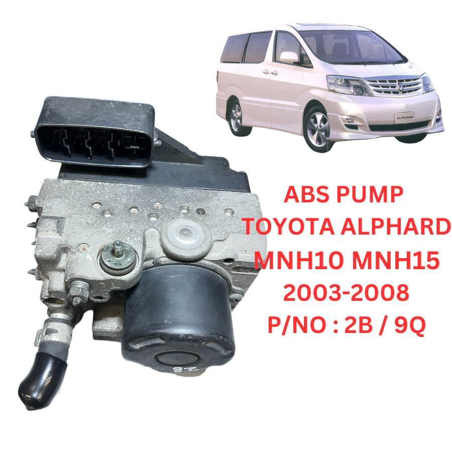 TOYOTA ALPHARD MNH10 2B 9Q ABS PUMP 44540-58010 (2B) 44540-58020 (9Q ...