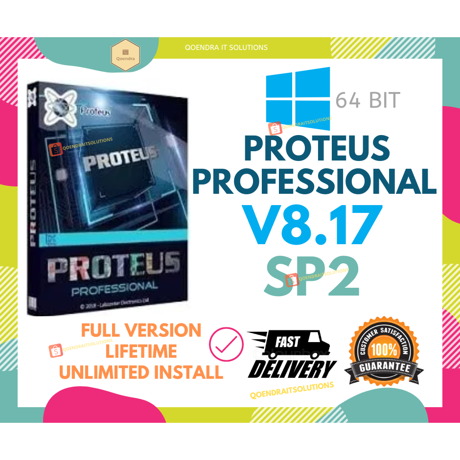 Proteus Professional v8.17 SP2 🔥 Activated | Easy Installation | Shopee Malaysia