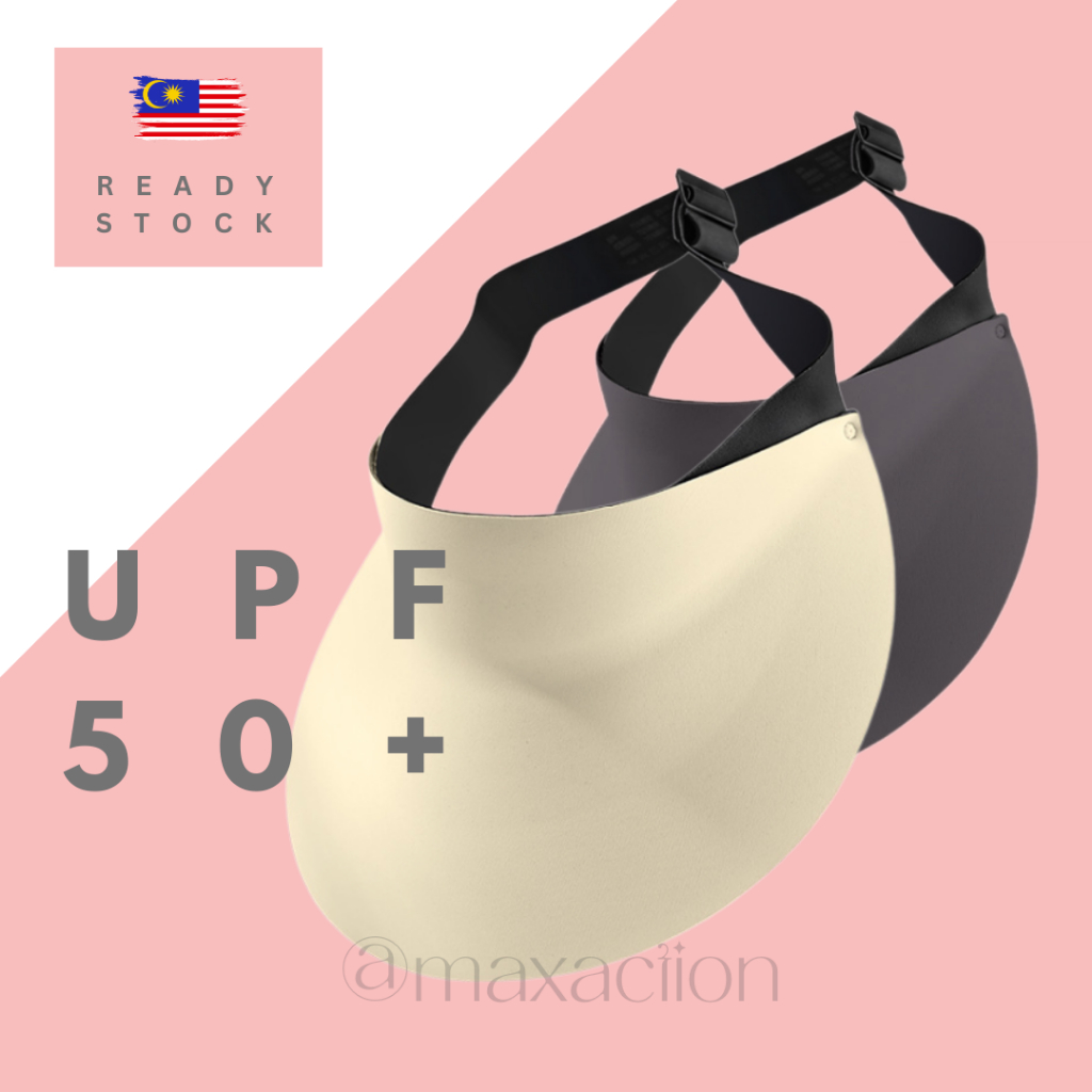 UPF50+ Sun Protection Visor Wide Band Hat Sun Protection Running Visor ...