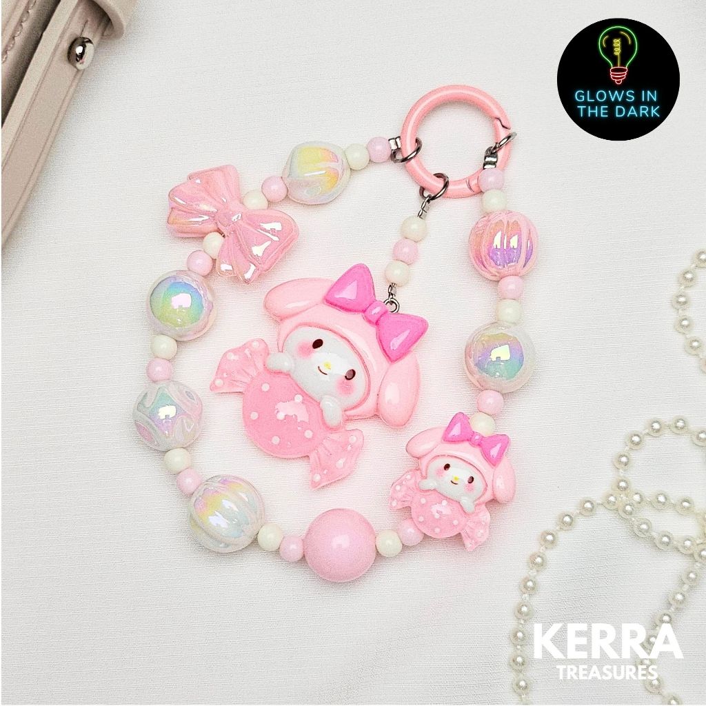 [Glow In The Dark] Cute Sanrio My Melody Sweet Pink Pastel Colour ...