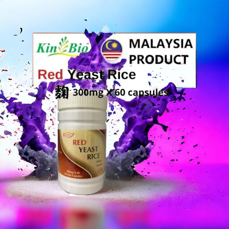 Health Kesihatan Kin Bio Red Yeast Rice 红麴胶囊 300mg x 60 capsules ...