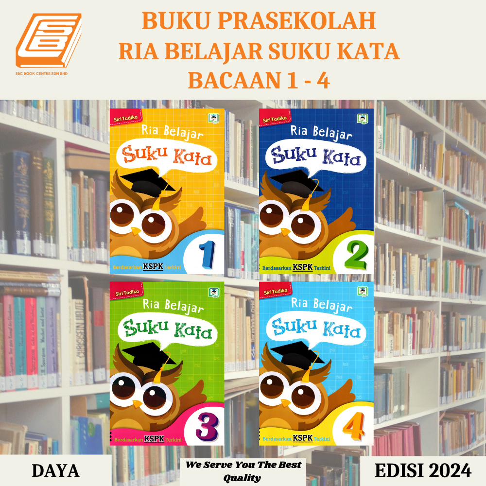 [SBCB] Buku Prasekolah : Siri Tadika Ria Belajar Suku Kata Buku Bacaan ...