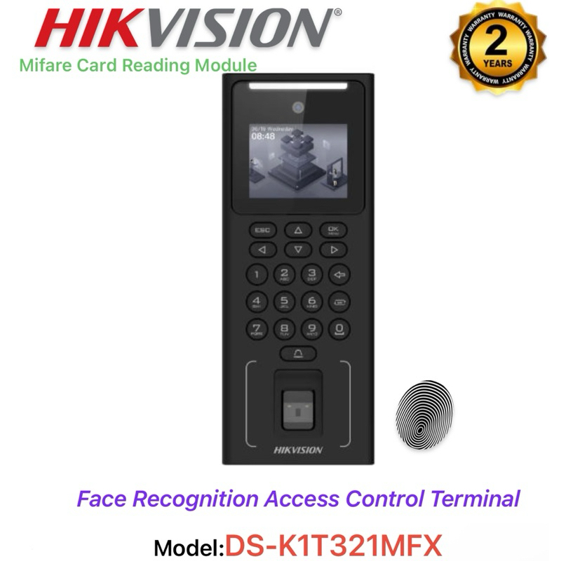 Hikvision DS-K1T321MFX Face Recognition Access Control Terminal ...